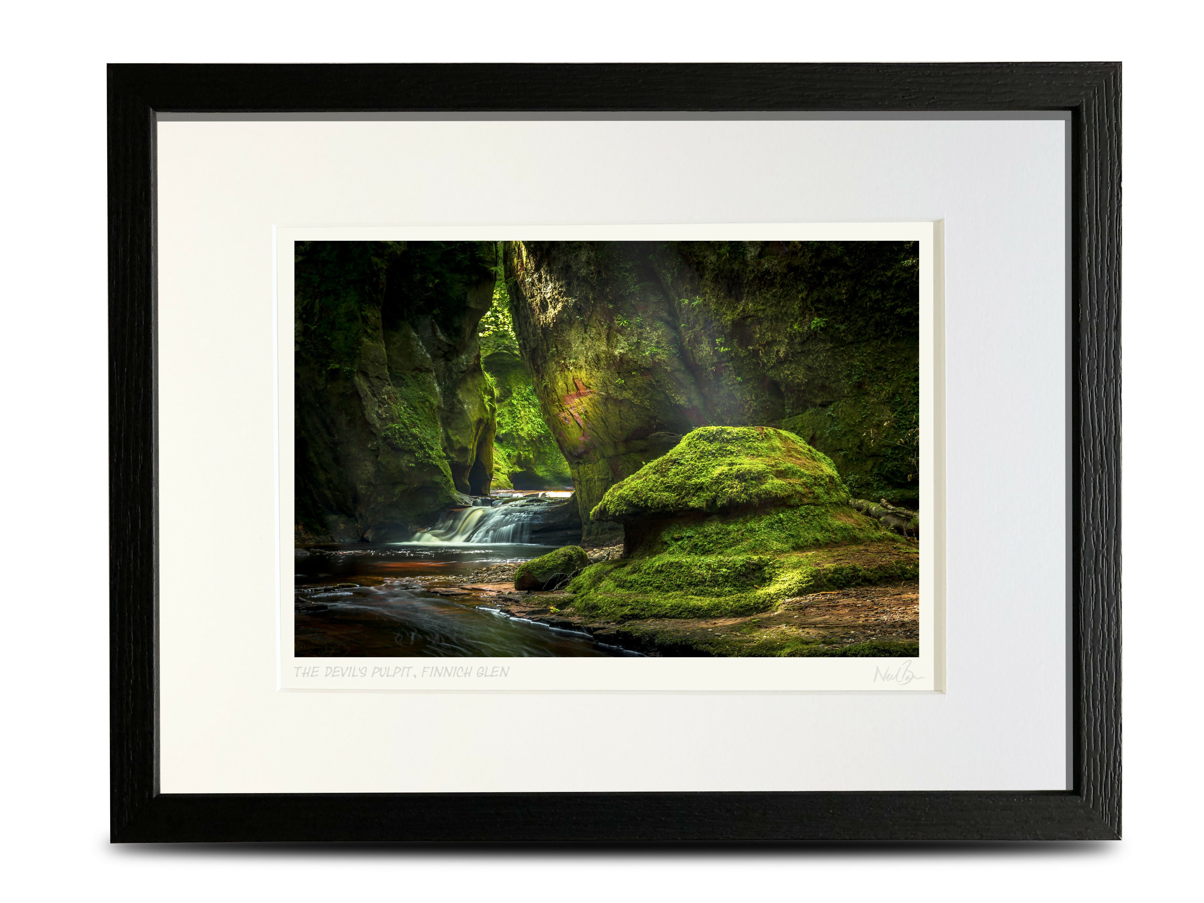 The Devil's Pulpit Scotland - A4 (40x30cm) Framed/Unframed Fine Art Ph ...
