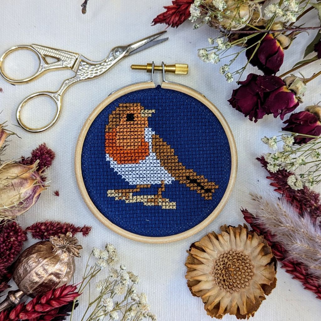 Robin Cross Stitch Kit – Scottish Design Exchange