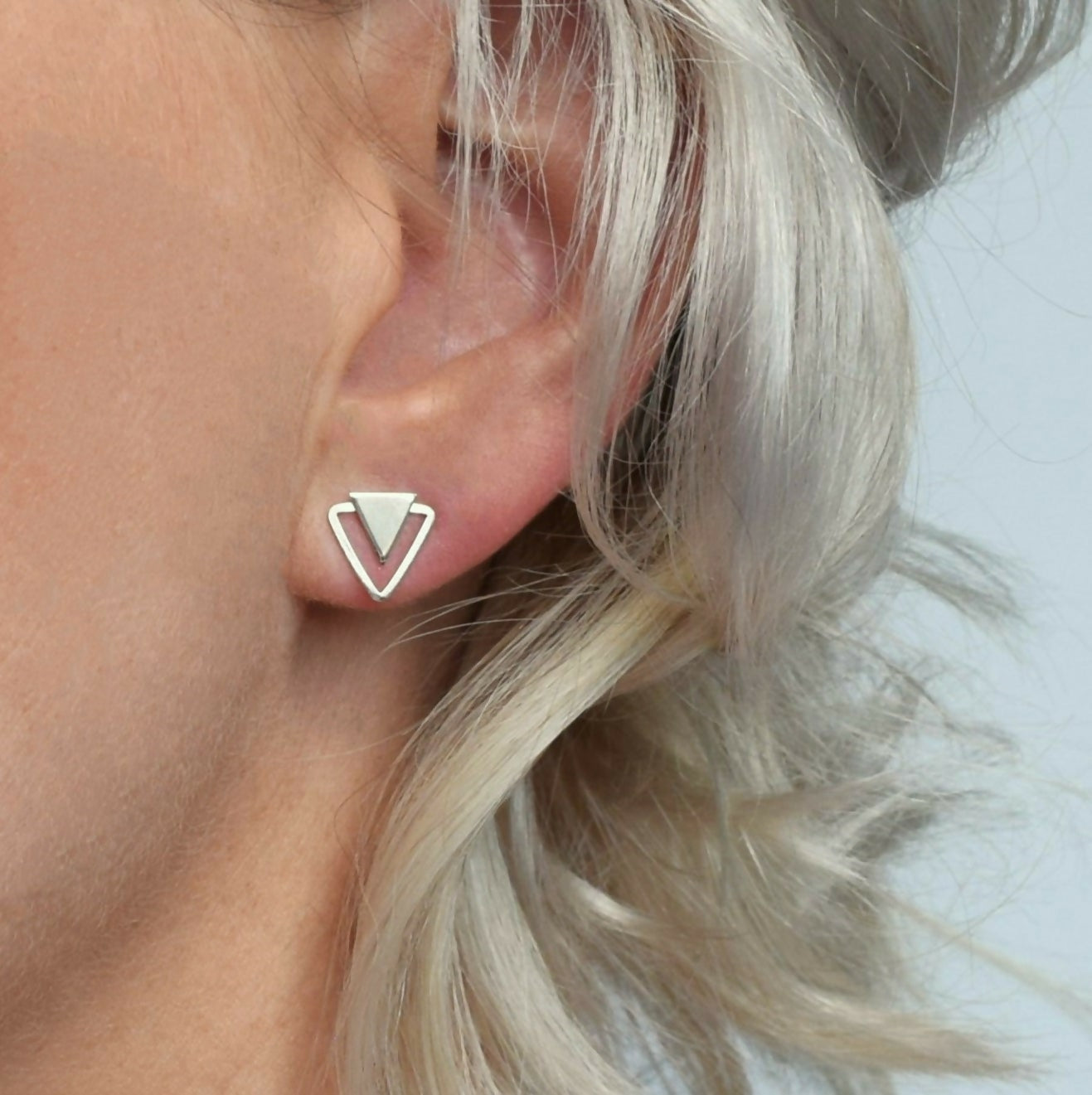 Double Triangle Studs – Scottish Design Exchange