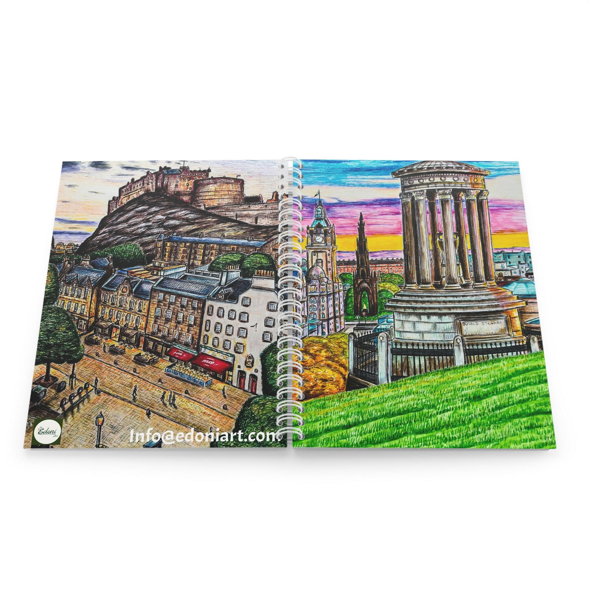 Edinburgh spiral notebook – Scottish Design Exchange