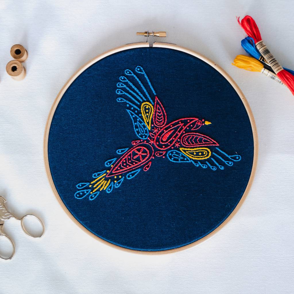 Parrot Embroidery Kit – Scottish Design Exchange