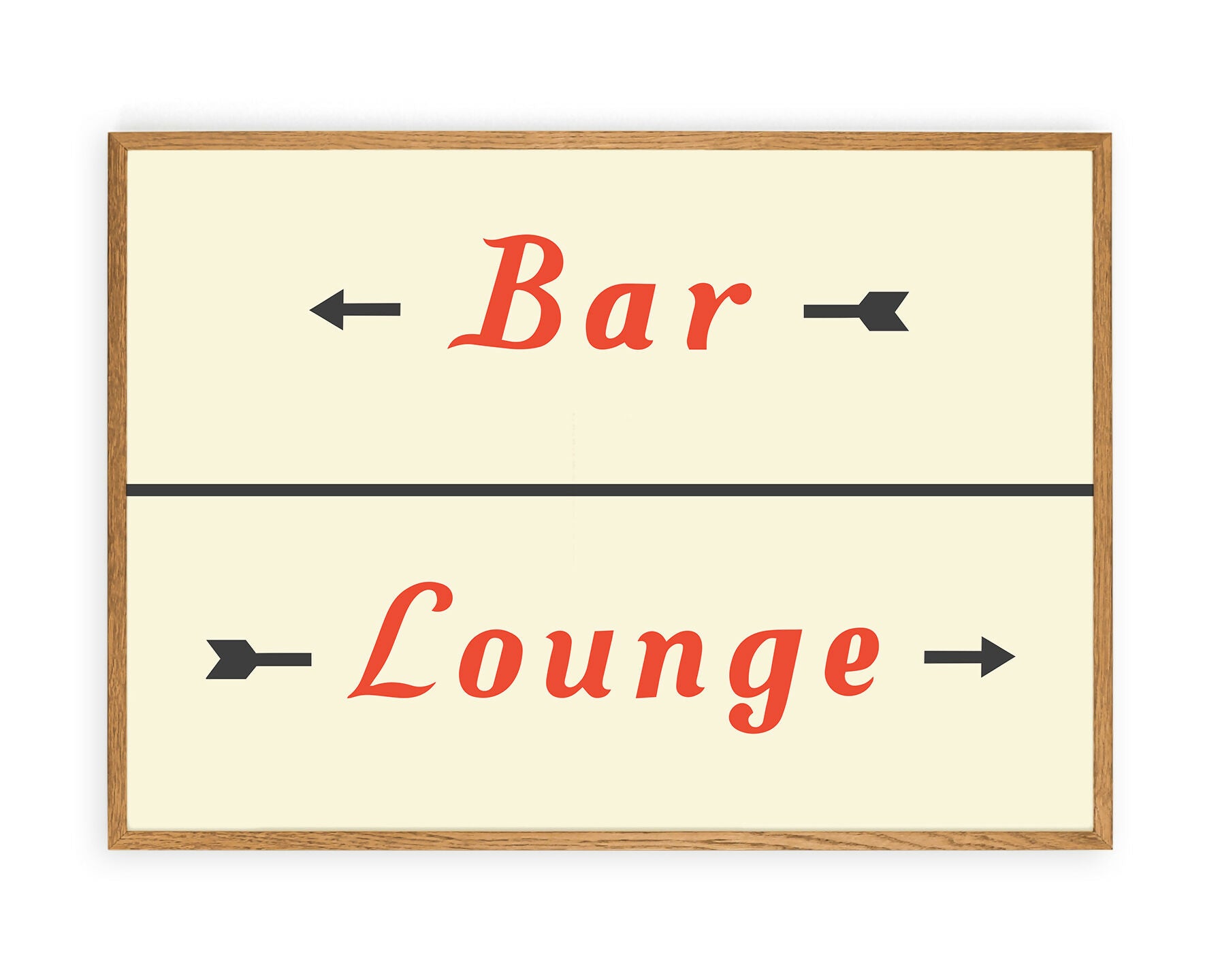 Bar / Lounge Sign Art Print. Based on the iconic signage at the Laurie ...
