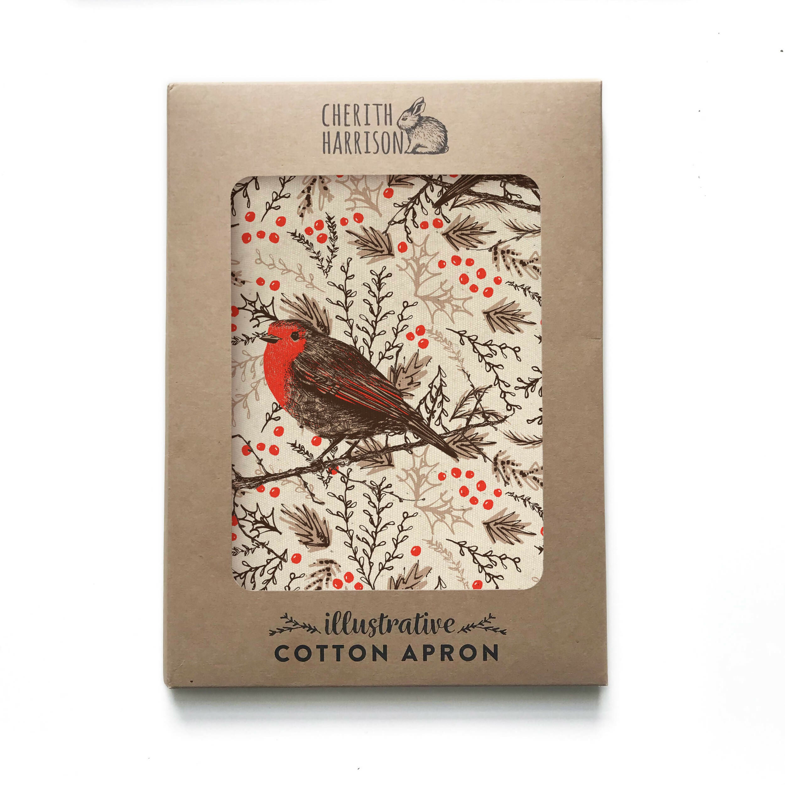 Christmas Robin Apron – Scottish Design Exchange