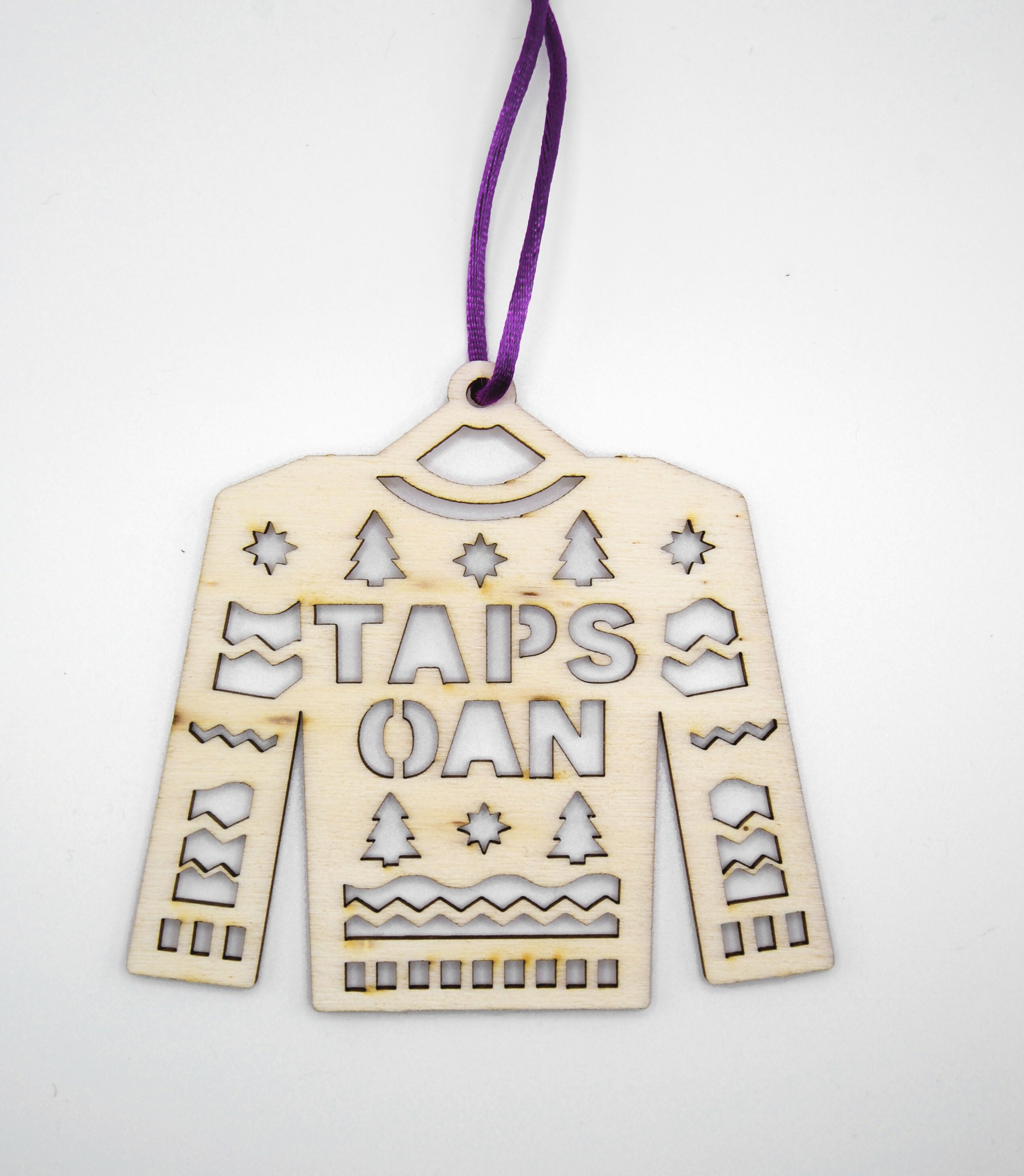 'Taps Oan' Christmas decoration – Scottish Design Exchange