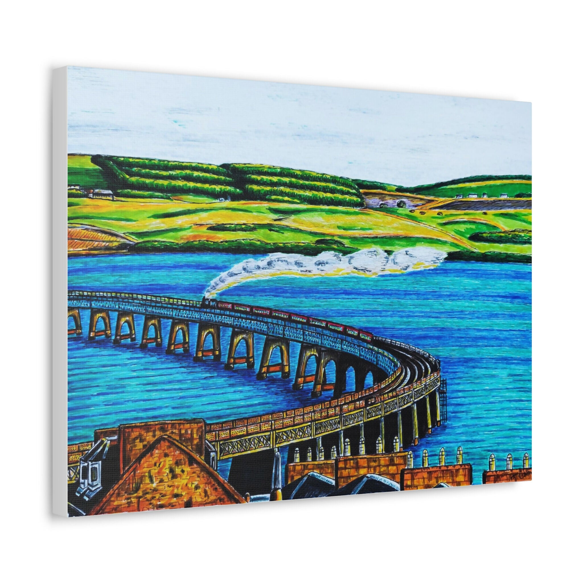 Tay Bridge, Scotland Canvas Print – Scottish Design Exchange