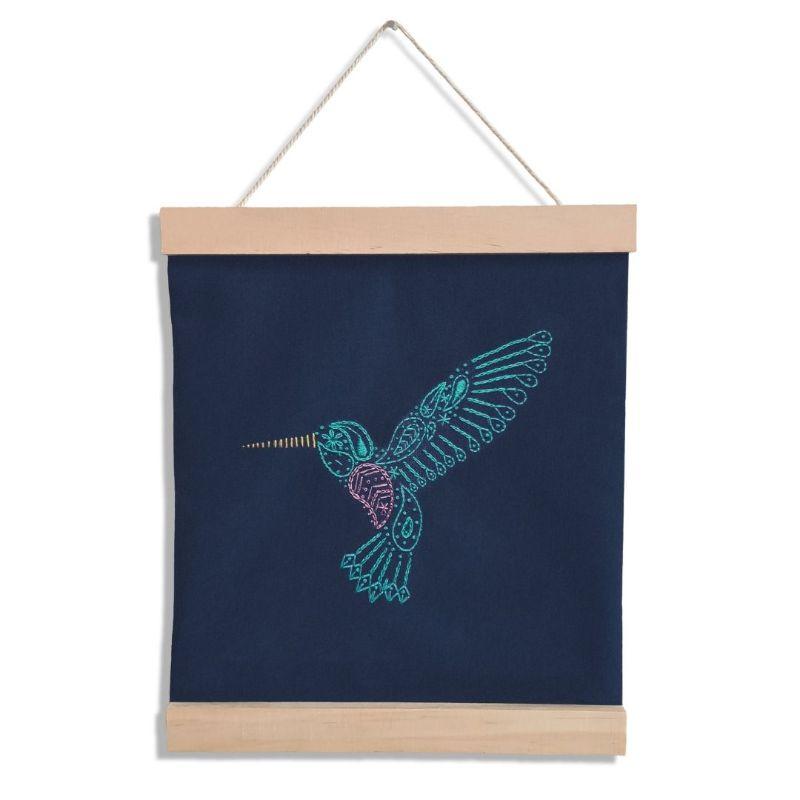 Hummingbird Embroidery Kit – Scottish Design Exchange