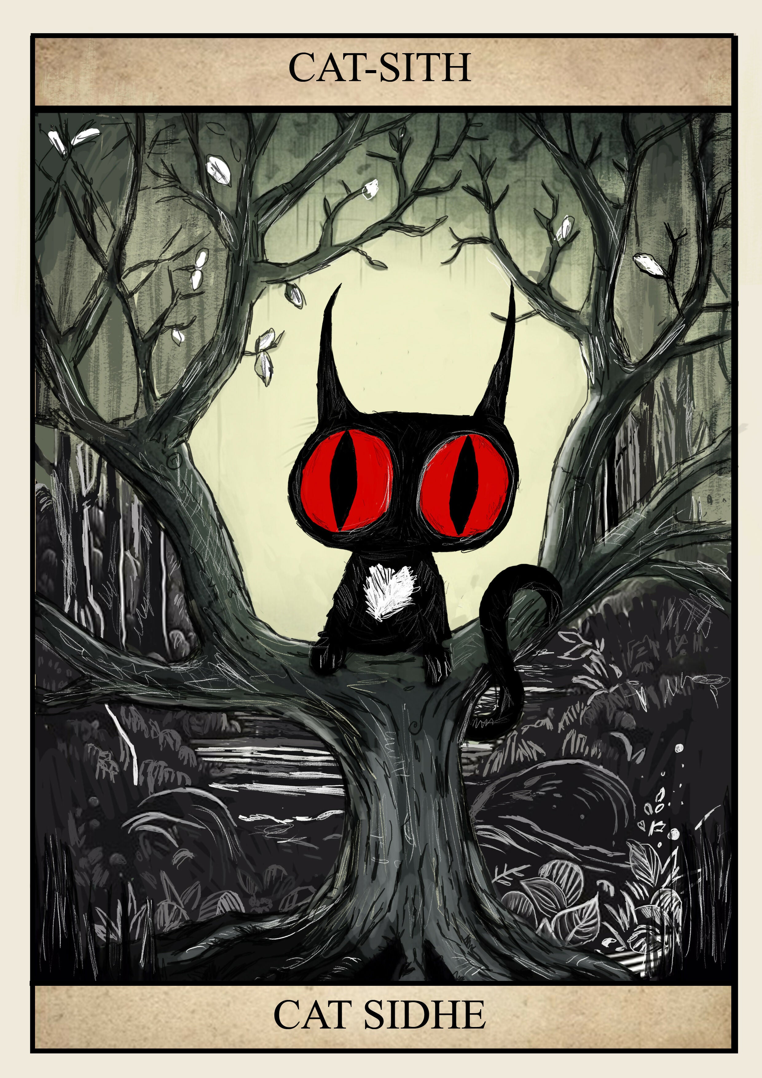 Scottish Cryptids - Cat-sìth – Scottish Design Exchange