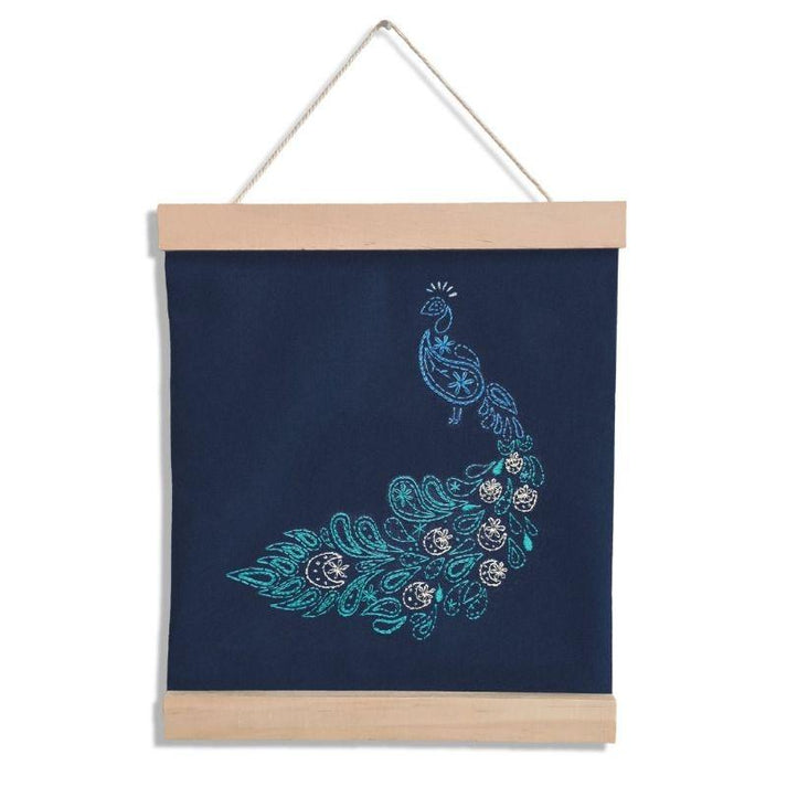 Peacock Embroidery Kit – Scottish Design Exchange