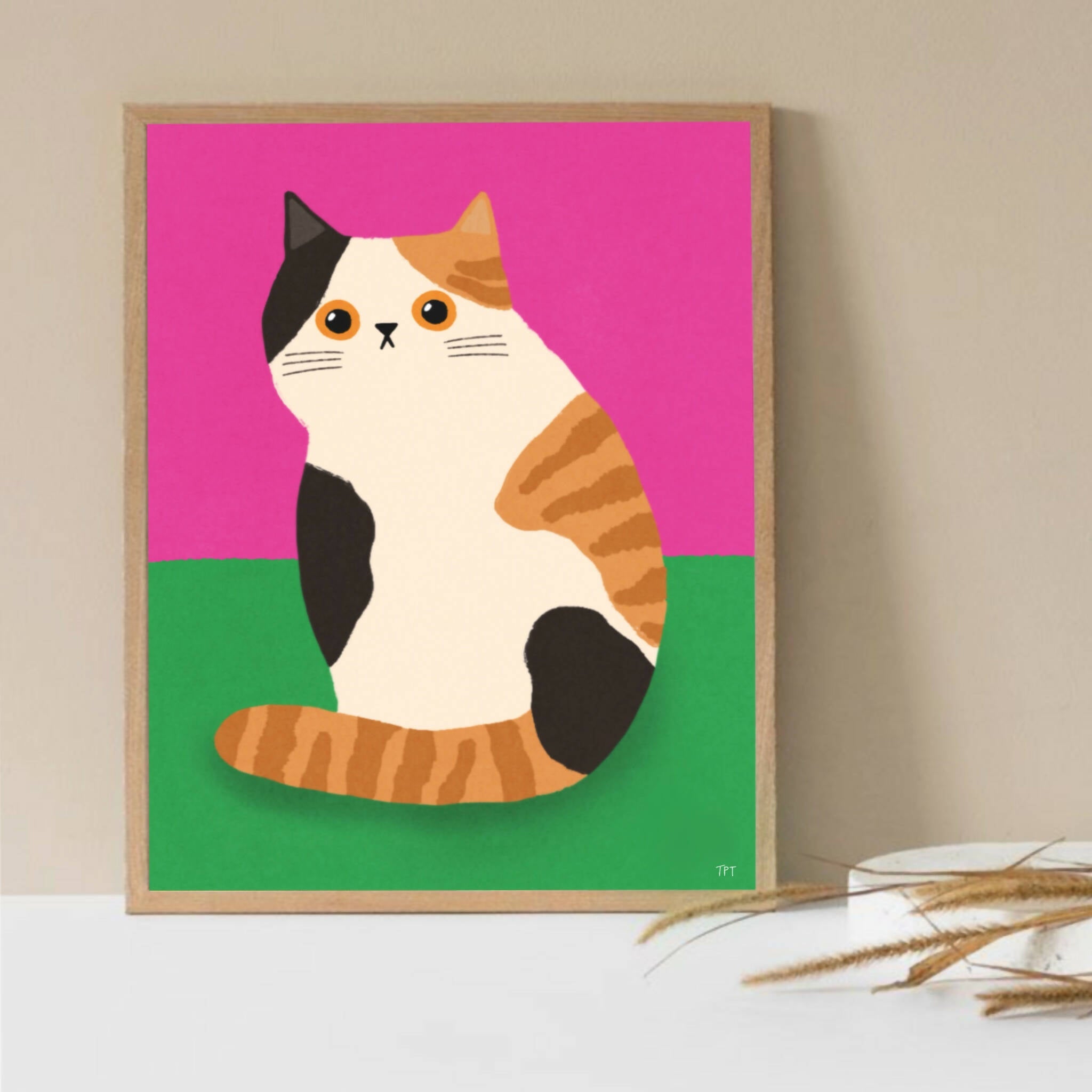 Sitting Cat Print – Scottish Design Exchange