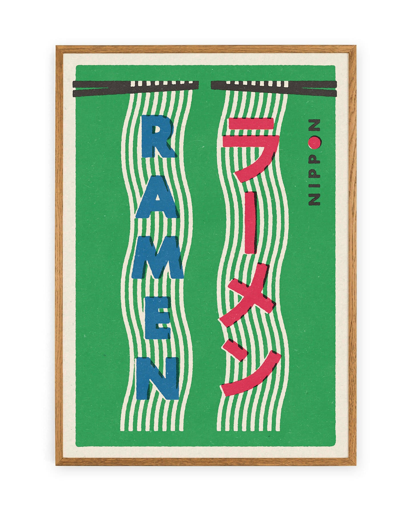 Ramen Noodles Japanese Matchbox Label Style Print – Scottish Design ...