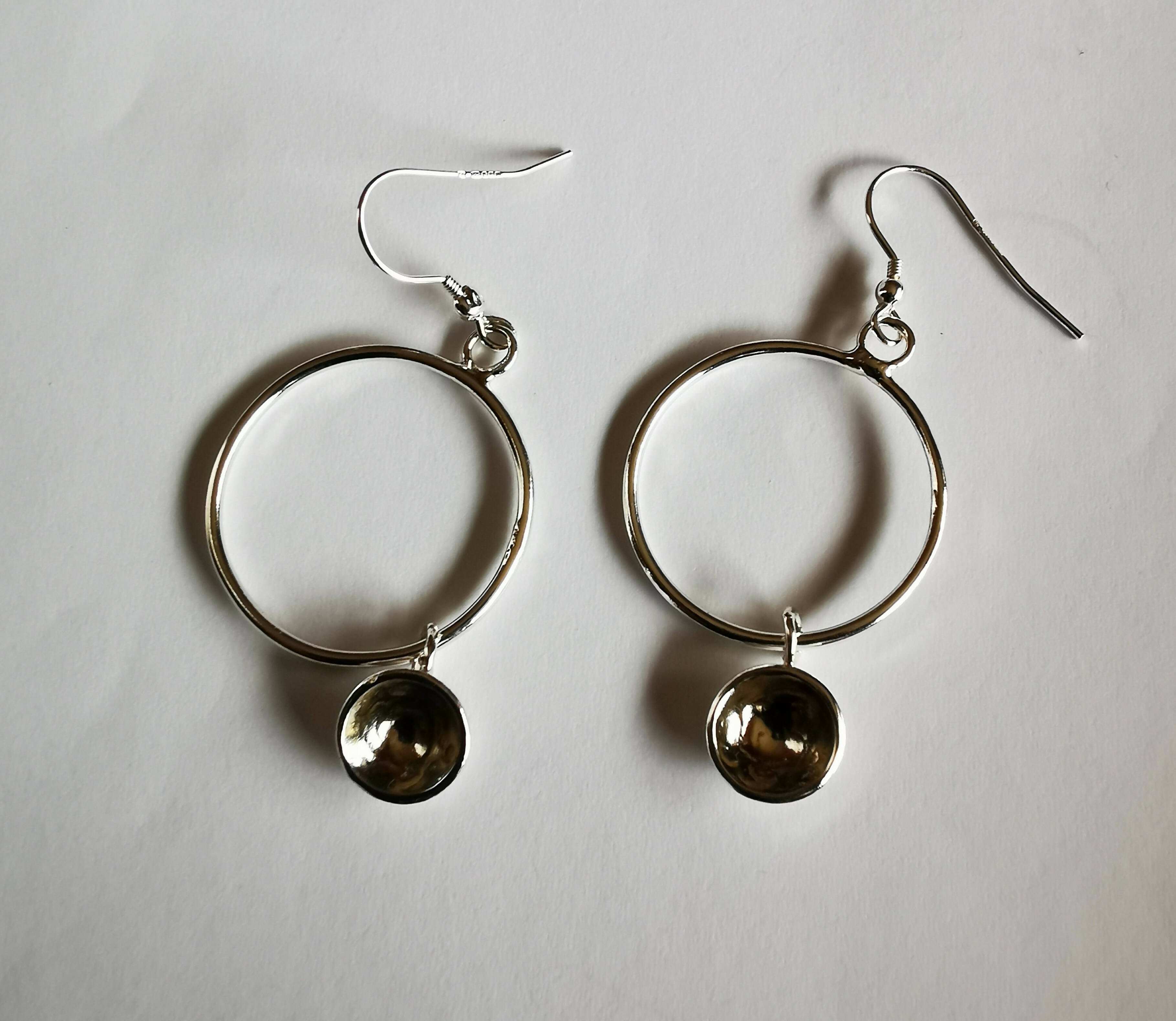 Large hooped earrings – Scottish Design Exchange