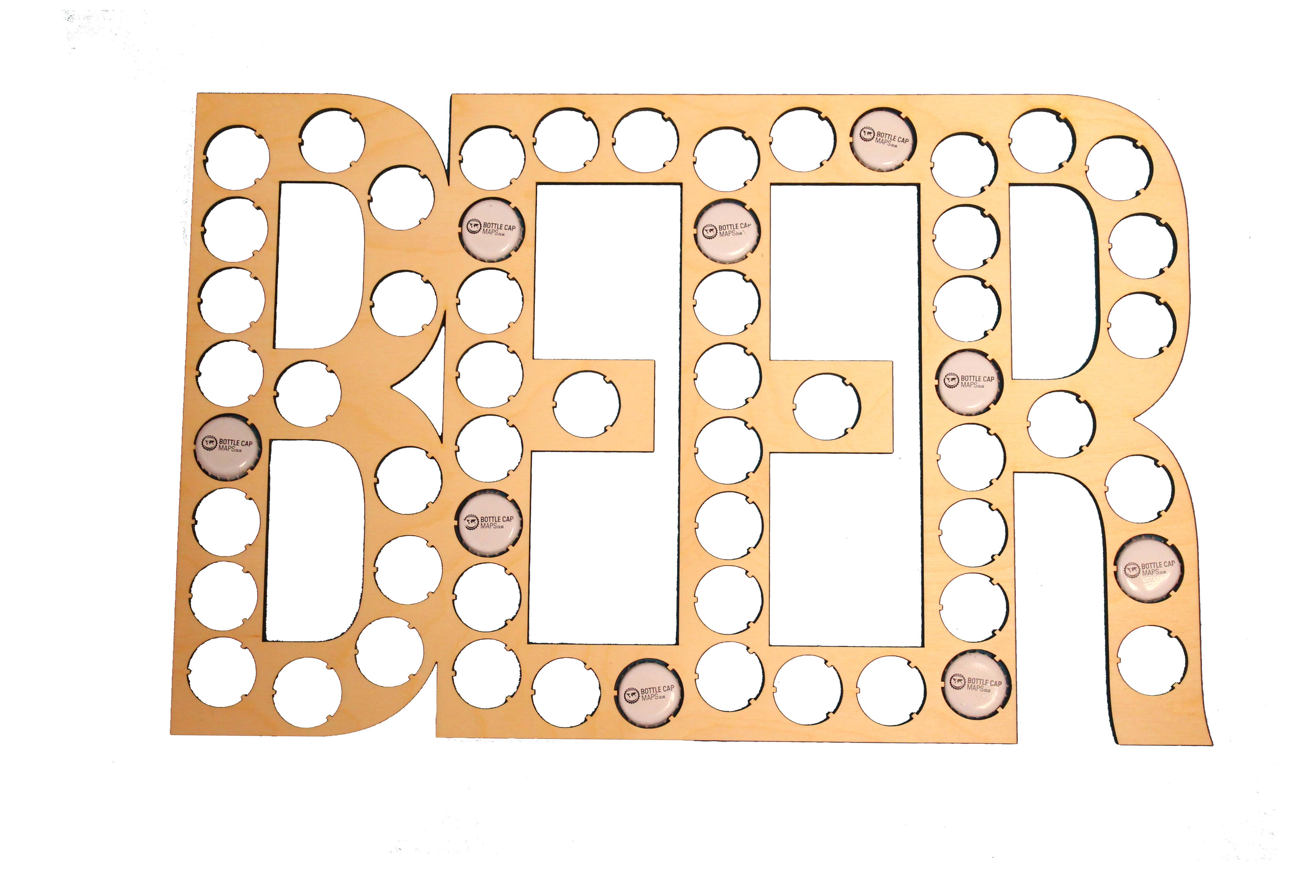 Beer Lettering Beer Cap Collection Beer Word Gift Art Letters ...