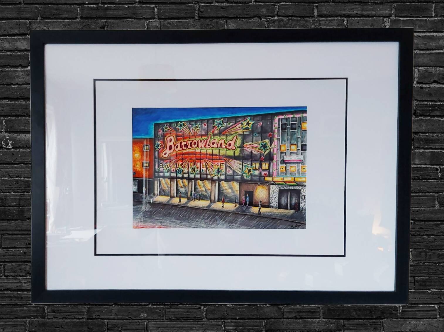 Glasgow Barrowlands Framed Art Print – Scottish Design Exchange