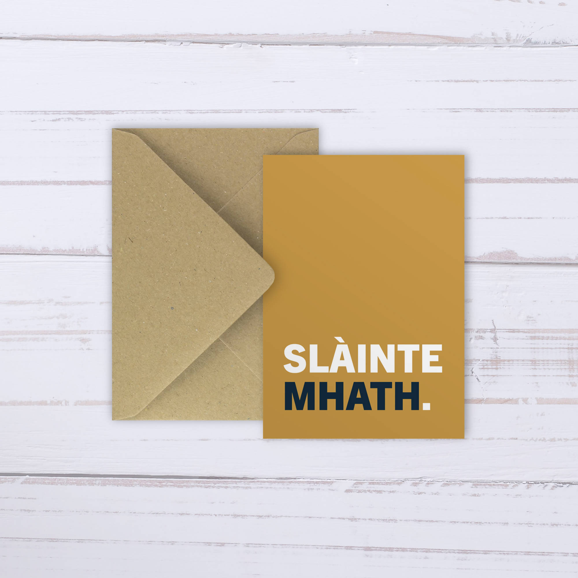 'Slàinte Mhath' card – Scottish Design Exchange