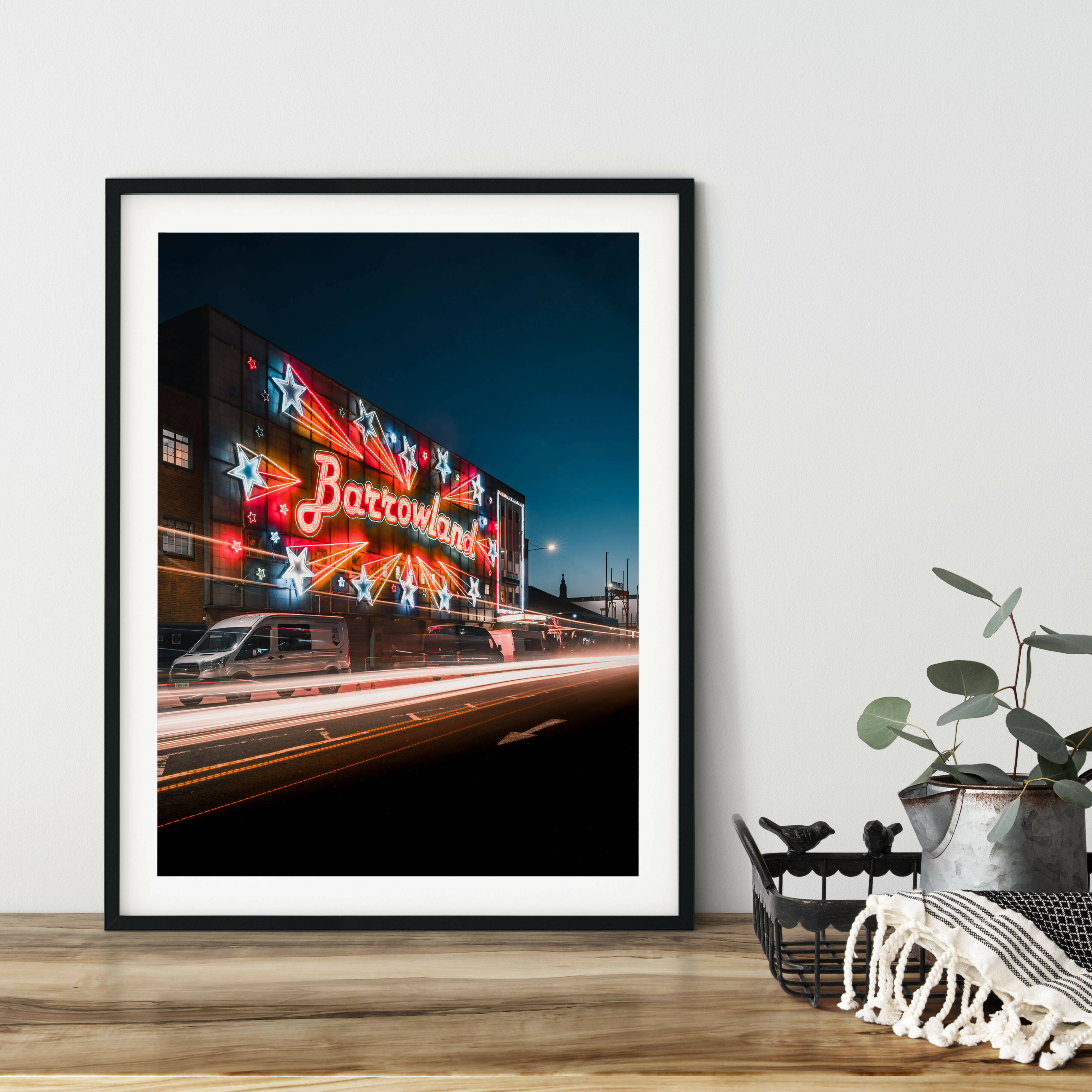 Barrowland light trails print – Scottish Design Exchange